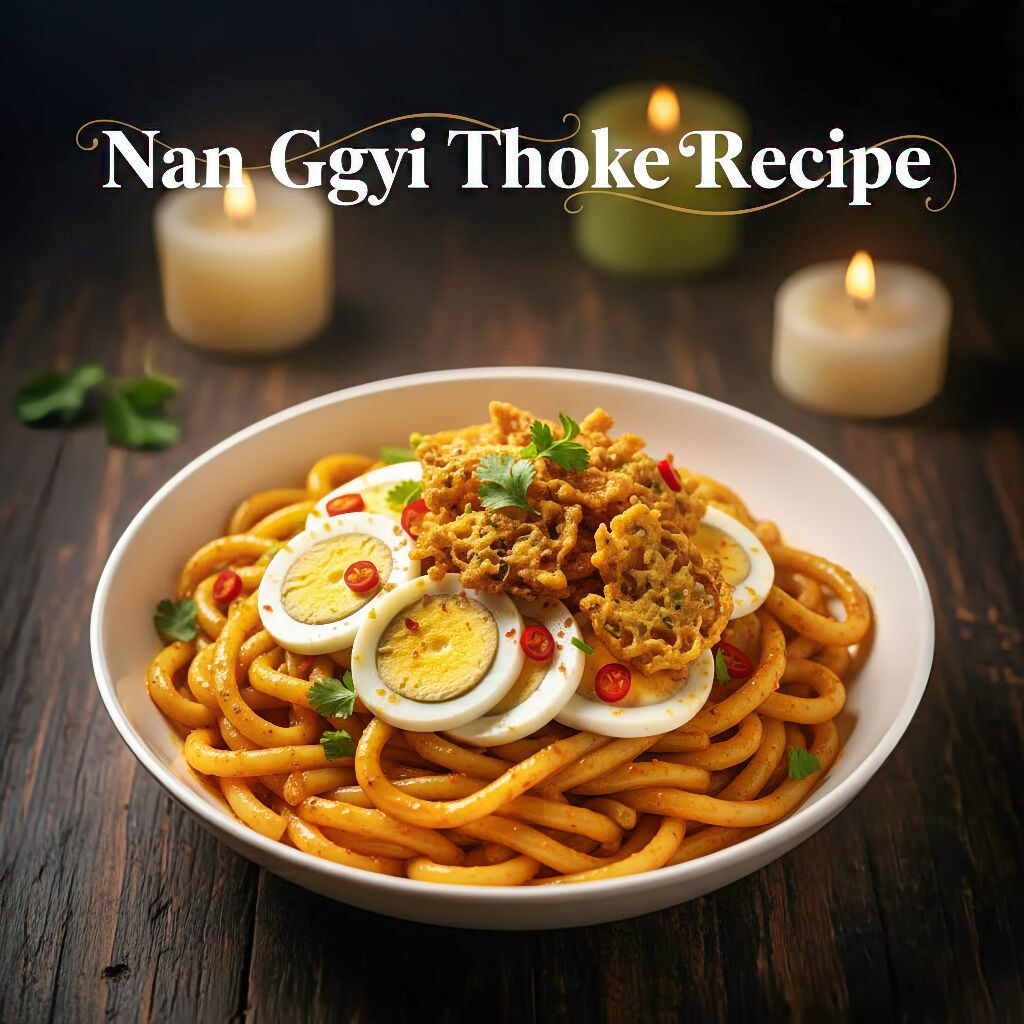 Nan Gyi Thoke Recipe: Burma's Noodle Salad - Jetset Cookbook